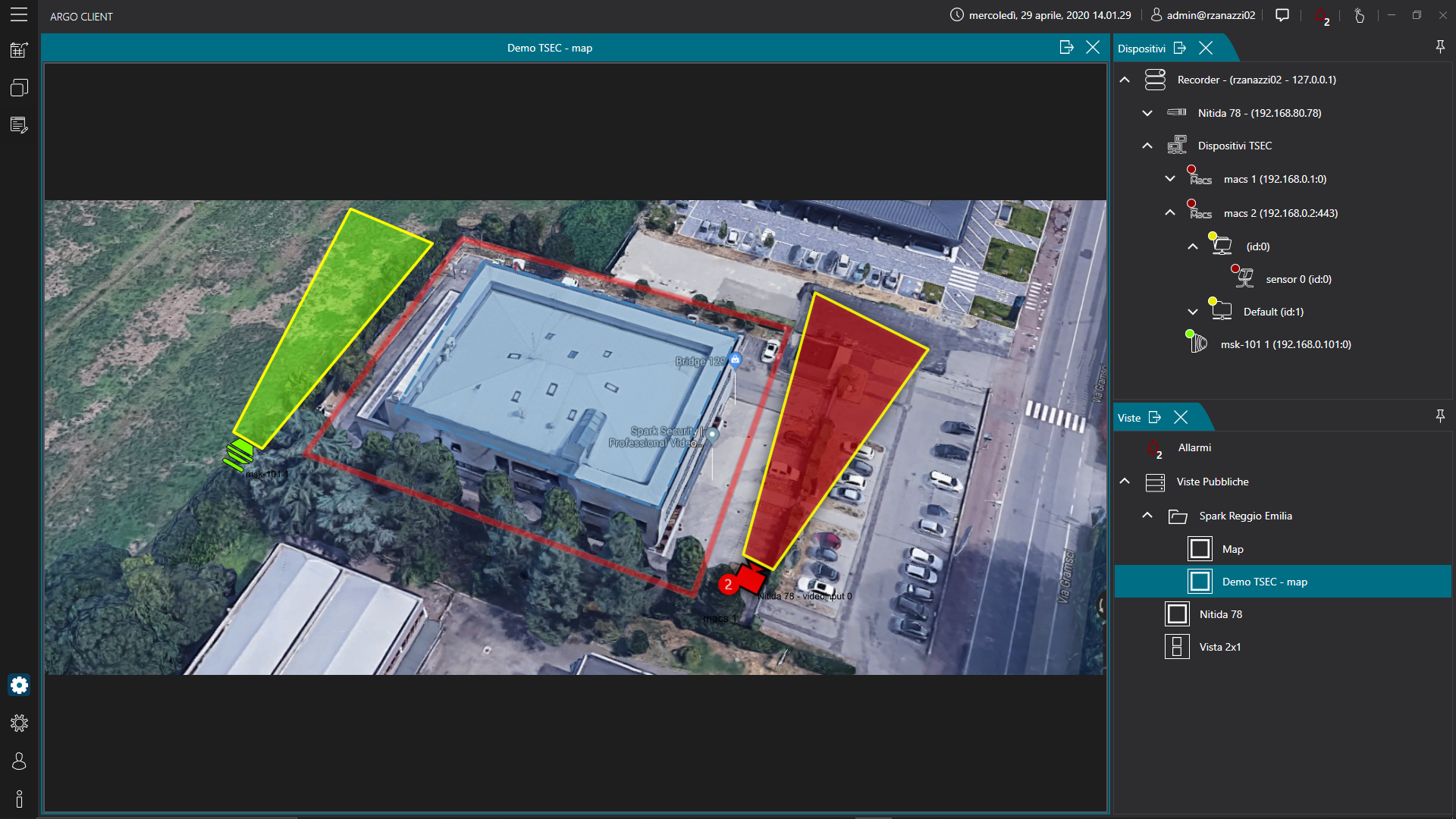 ARGO merges TSec sensors - Spark
