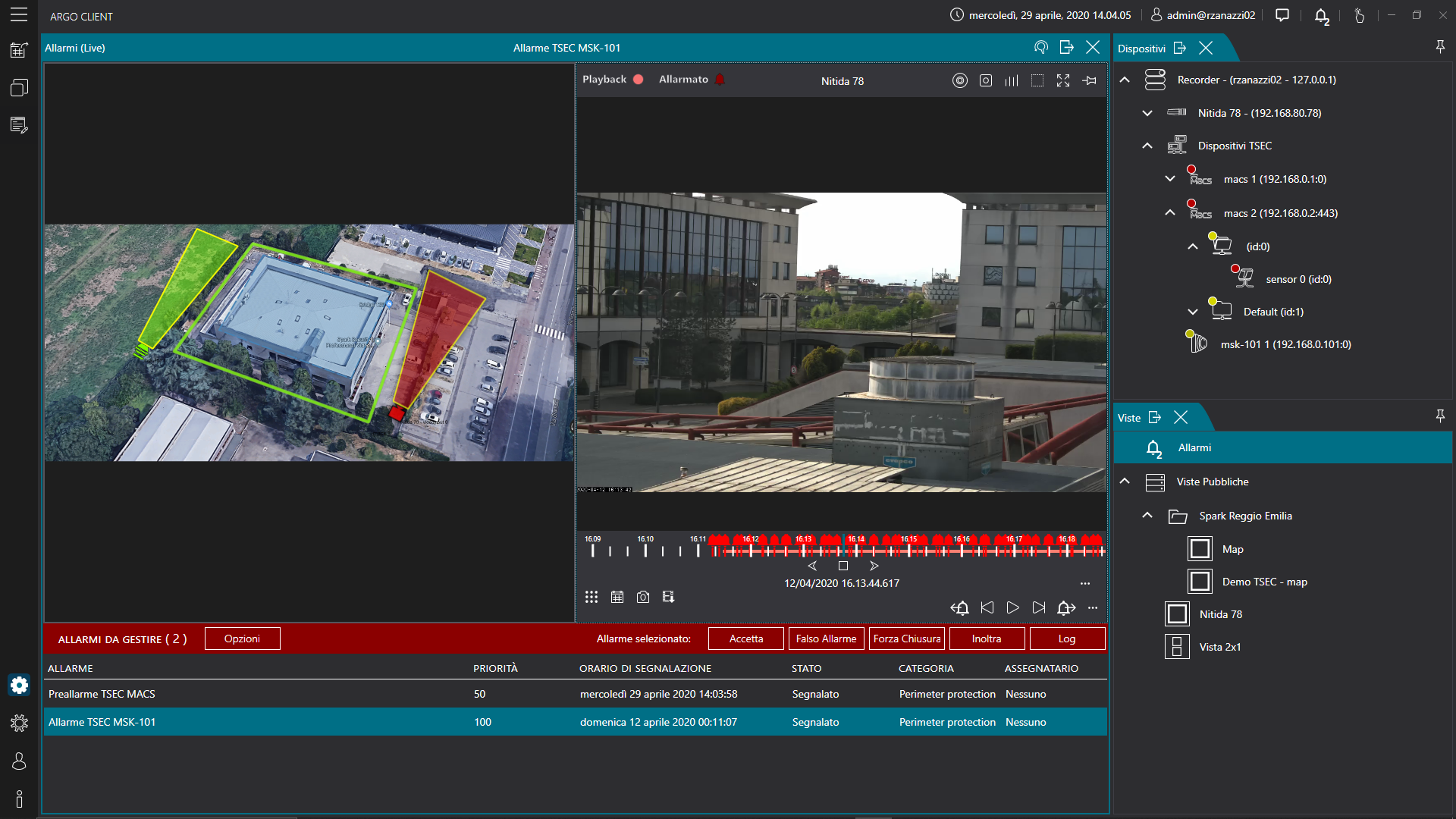ARGO merges TSec sensors - Spark
